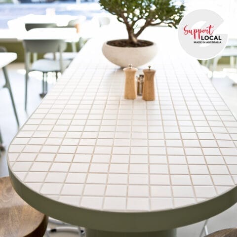 Custom Tiled Tables - Indoor & Outdoor - Ergoline Furniture